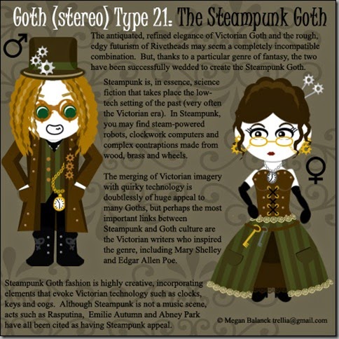 Corp. Goth. Ltda.: Maratona Stereotypes of Goth - The Steampunk Goth ...